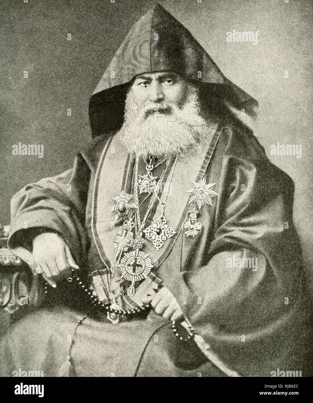 Christian Patriarch of Armenia Stock Photo - Alamy
