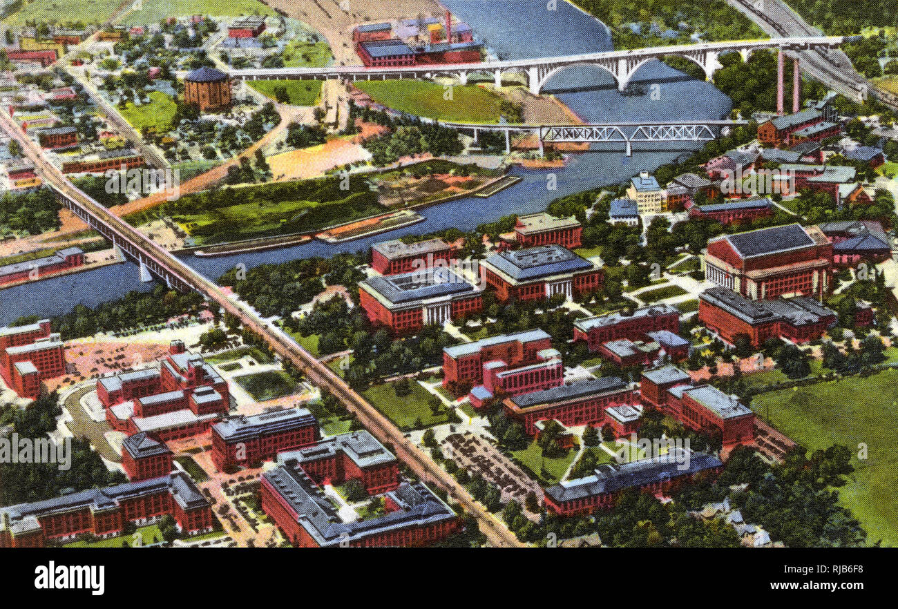 Minneapolis aerial hi-res stock photography and images - Alamy