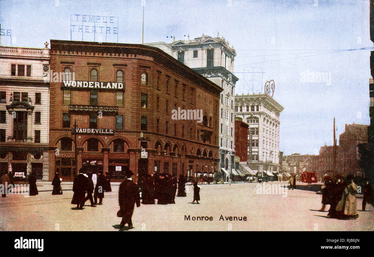 Detroit michigan 1900s hi-res stock photography and images - Alamy