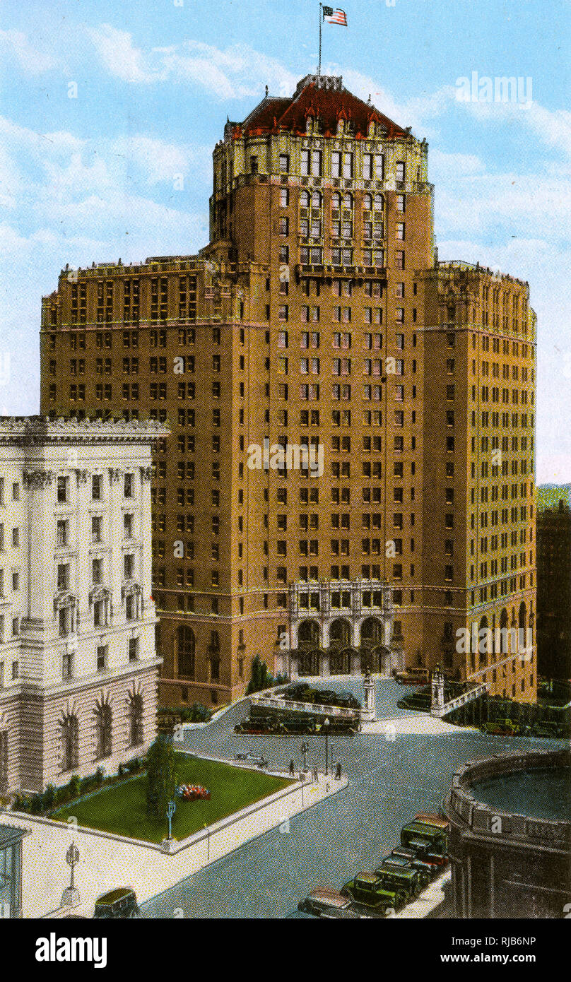 San Francisco, California, USA - Mark Hopkins Hotel Stock Photo - Alamy