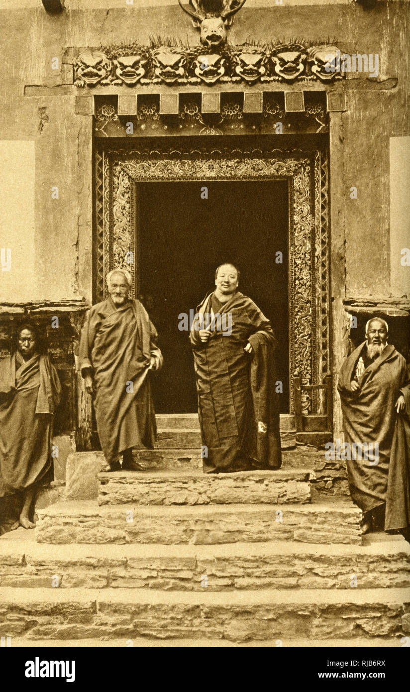 Lama of Tango Monastery, Bhutan, South Asia Stock Photo - Alamy