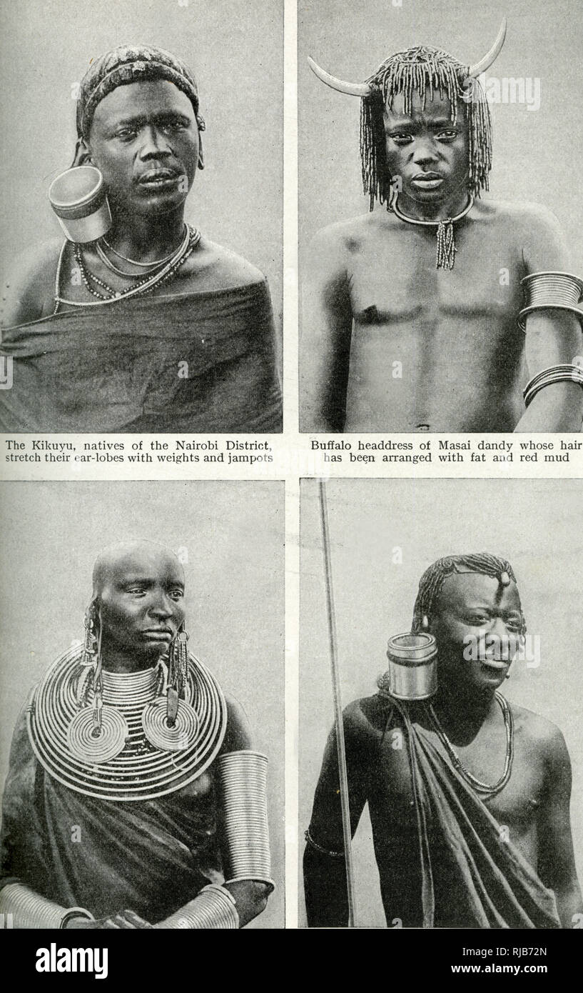 Native fashions of Kenya, East Africa Stock Photo - Alamy