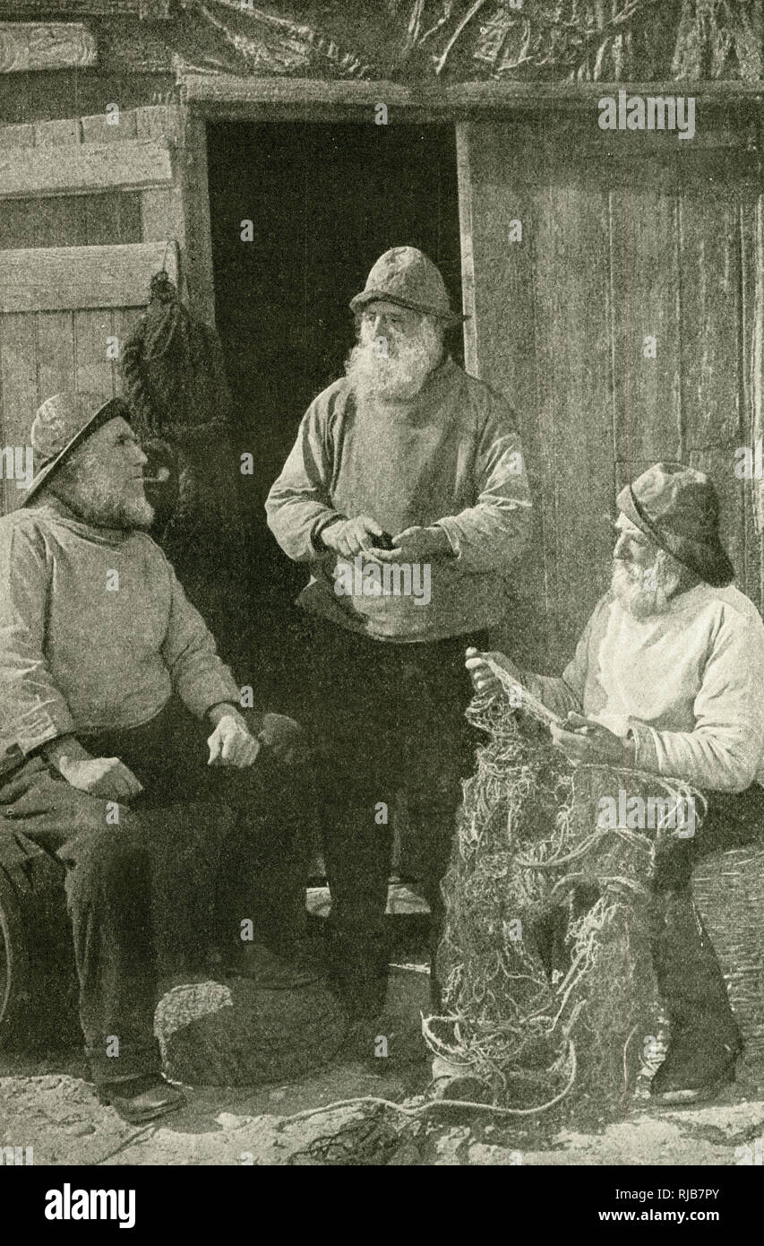 1920s fishing with nets hi-res stock photography and images - Alamy