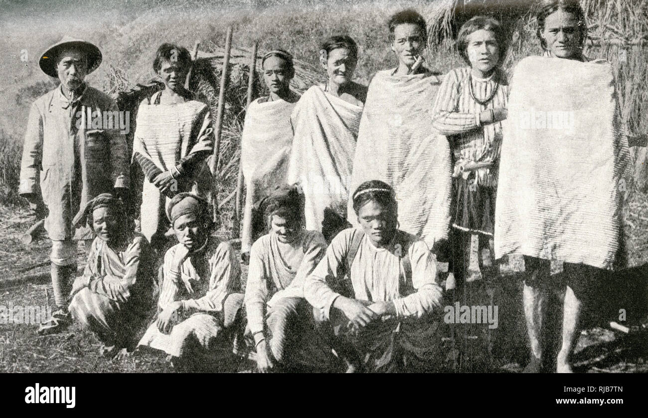 Men of the Atayal tribe, Formosa (Taiwan Stock Photo - Alamy