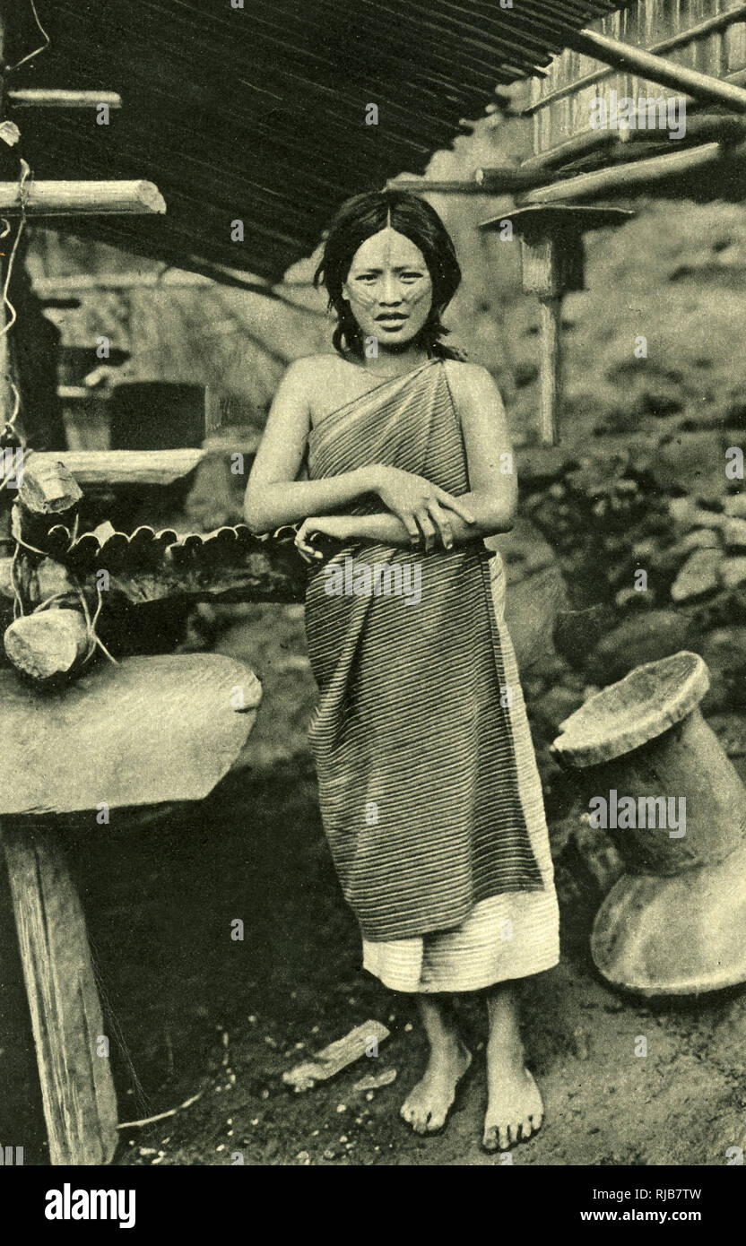 Young woman of the Atayal tribe, Formosa (Taiwan Stock Photo - Alamy