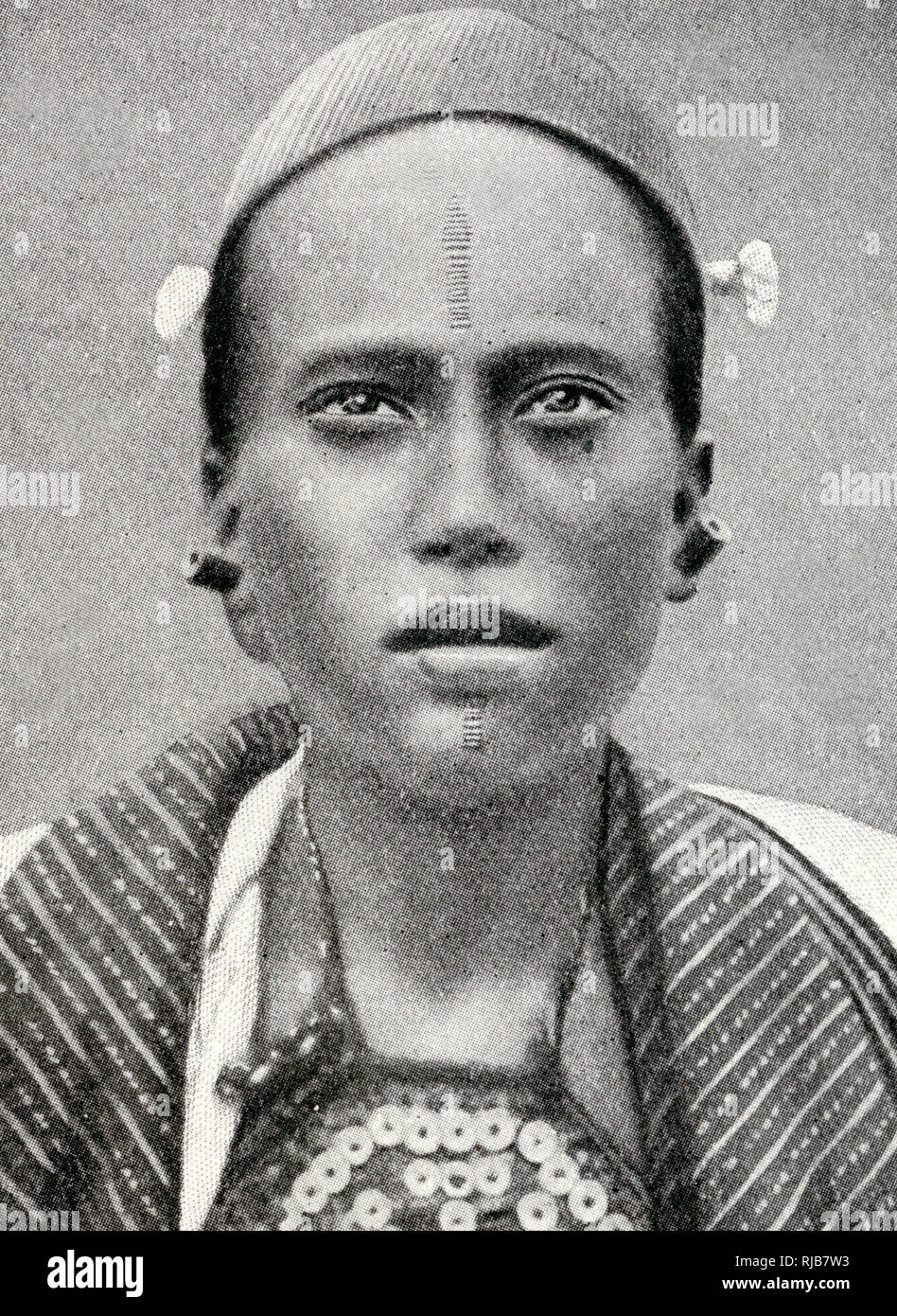 Young man of the Atayal tribe, Formosa (Taiwan Stock Photo - Alamy