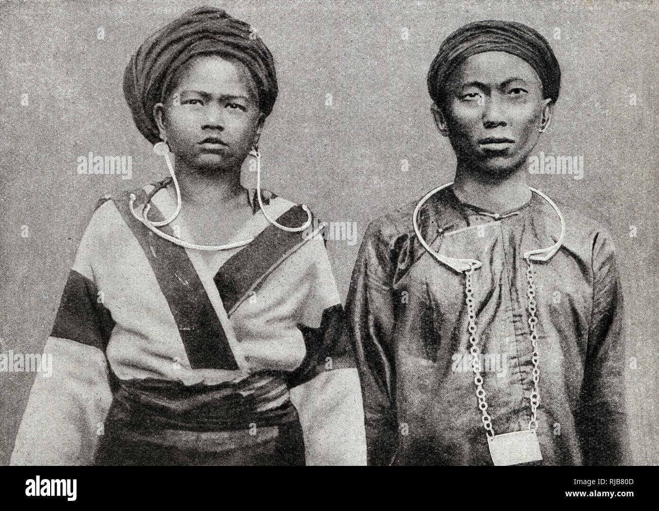 Young couple of the Meos tribe, Laos, South East Asia Stock Photo - Alamy