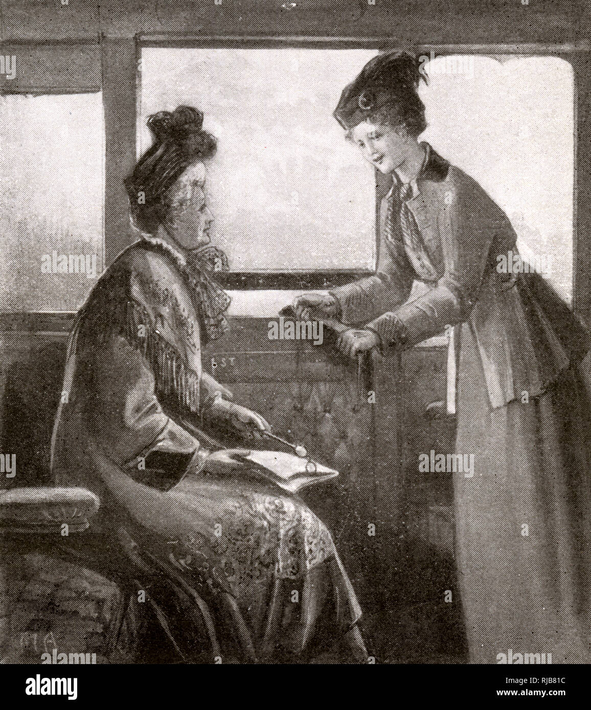 Illustration - Meeting Fresh People Stock Photo - Alamy