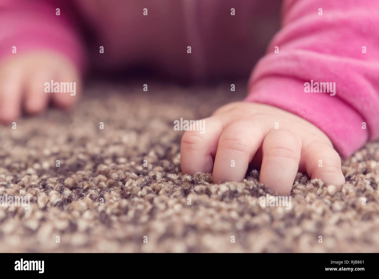 Baby Taking Its First Steps High Resolution Stock Photography and ...