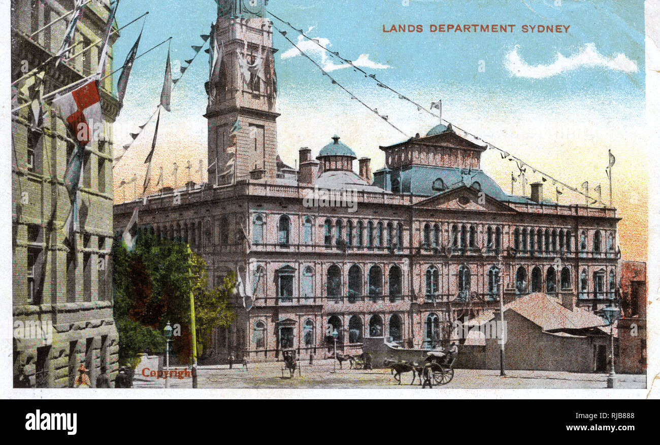 Department of Lands Building, Sydney, NSW, Australia Stock Photo - Alamy