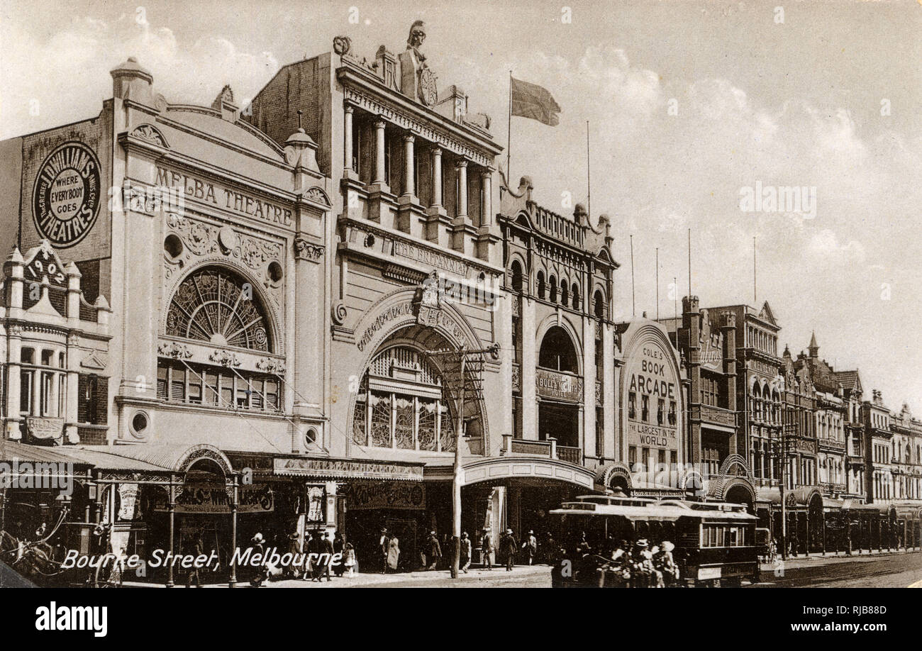 Bourke Street, Melbourne, Victoria, Australia Stock Photo - Alamy