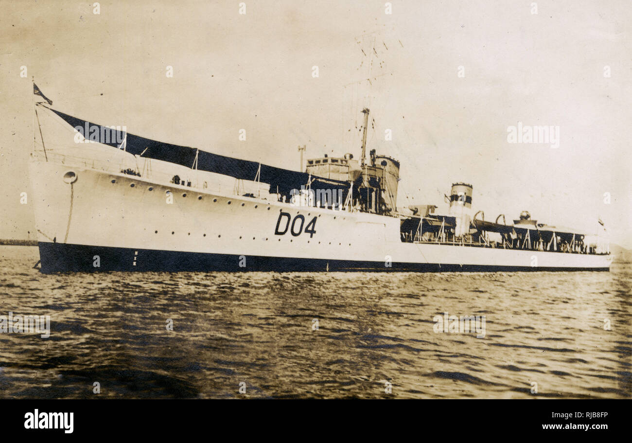 HMS Seraph, British destroyer Stock Photo - Alamy