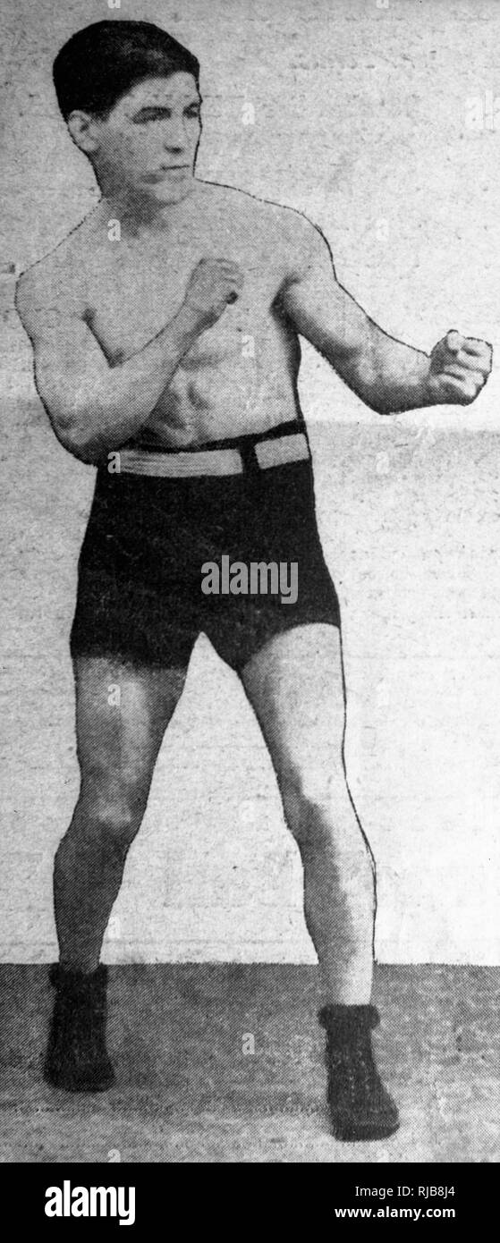 Johnny Hughes, English boxer Stock Photo - Alamy