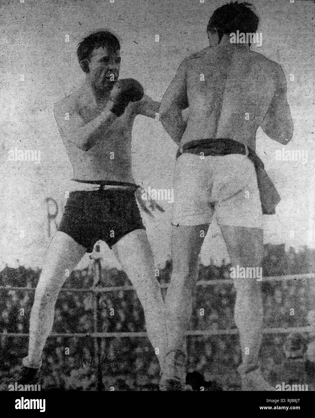 Boxing match, Nelson v Wolgast, San Francisco, USA Stock Photo - Alamy