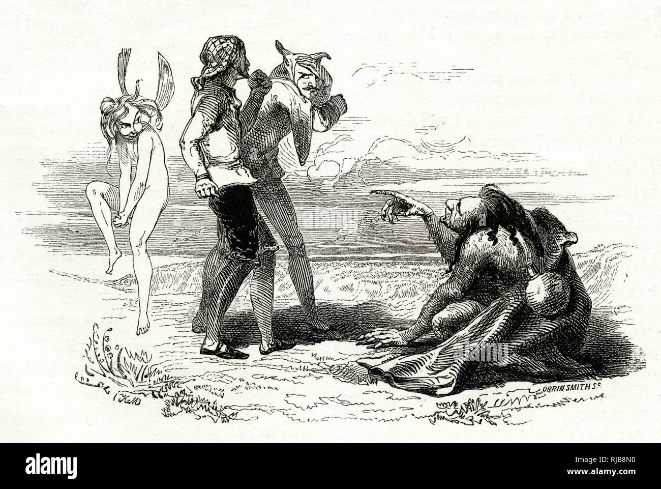 Illustration, The Tempest, by William Shakespeare Stock Photo - Alamy