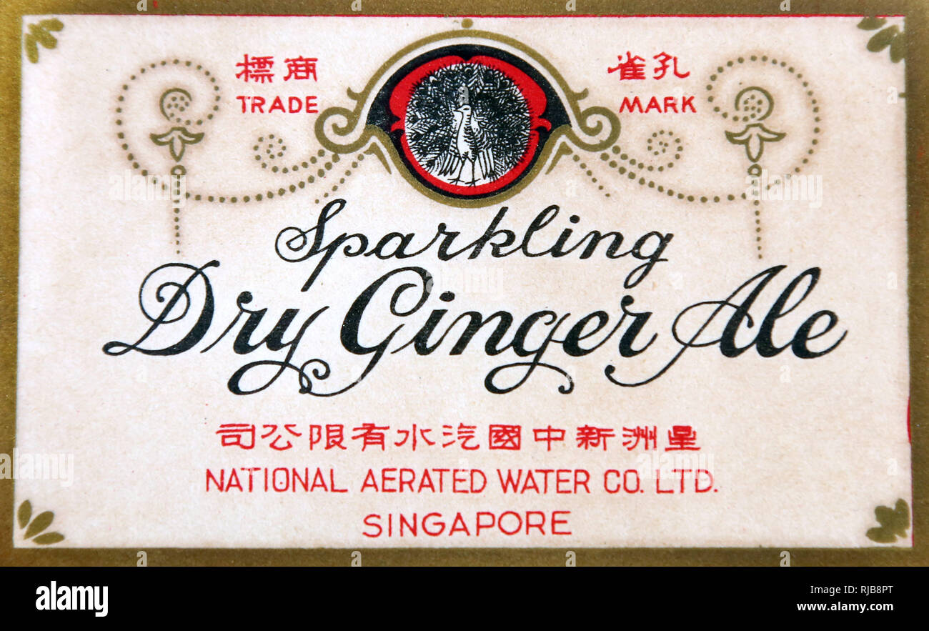 Ginger ale label hi-res stock photography and images - Alamy