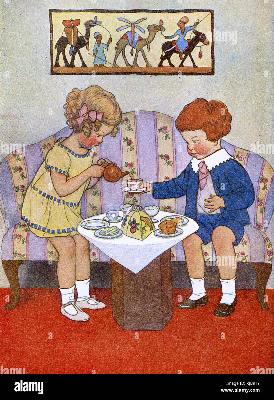 Tea for Two Stock Photo - Alamy