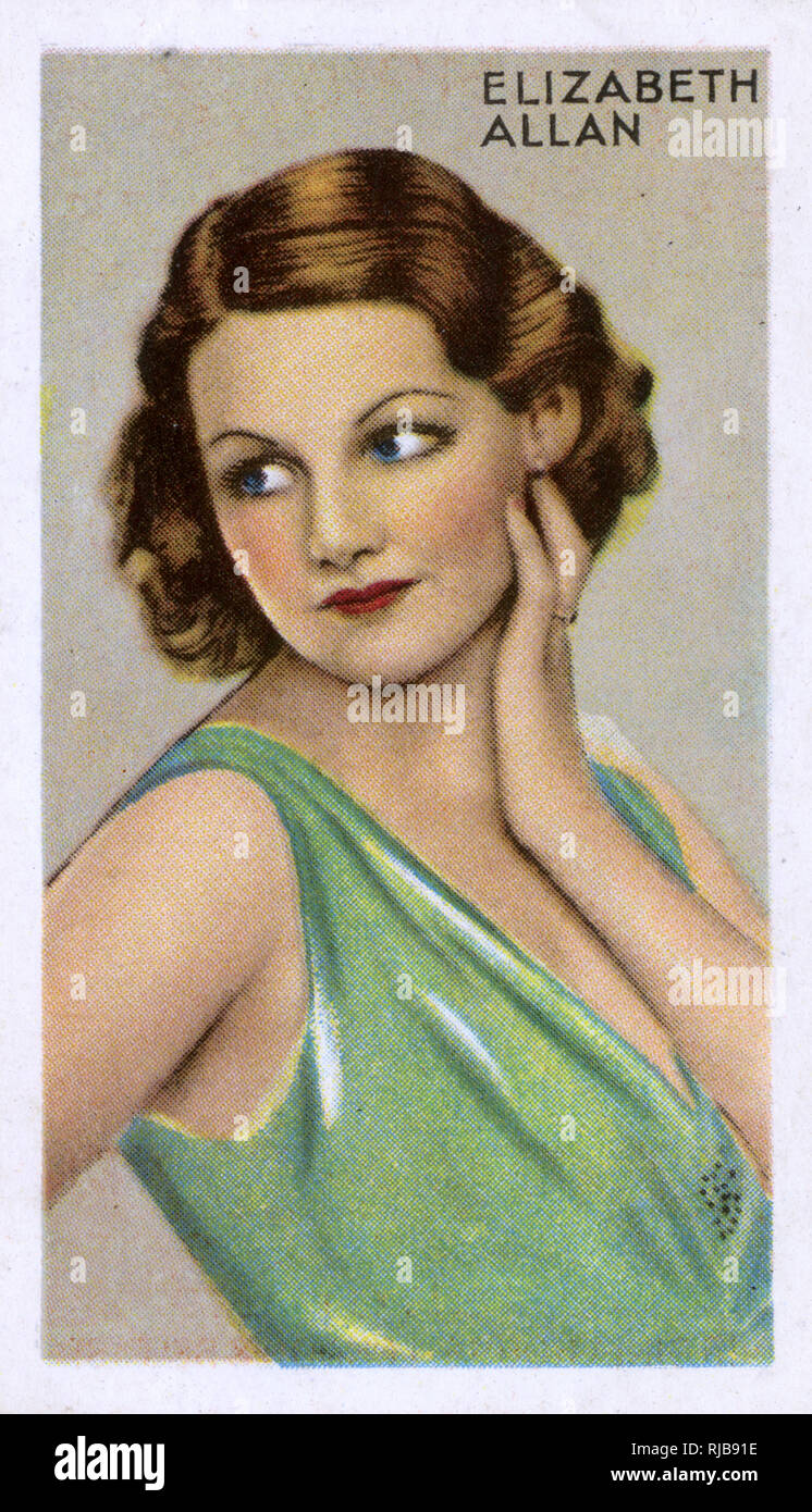 Elizabeth Allan, British actress Stock Photo - Alamy