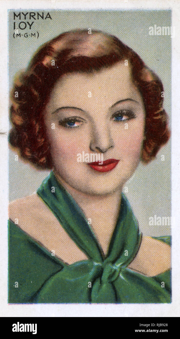 Myrna loy 1930s hi-res stock photography and images - Alamy