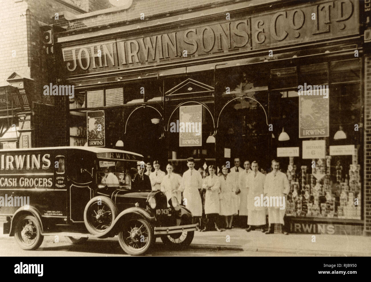 John Irwin grocers, Pensby Road, Heswall, Merseyside Stock Photo - Alamy