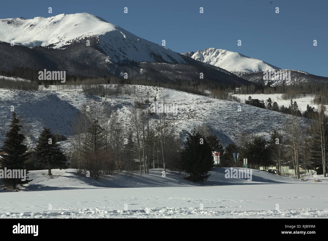 Winter in Colorado Stock Photo - Alamy