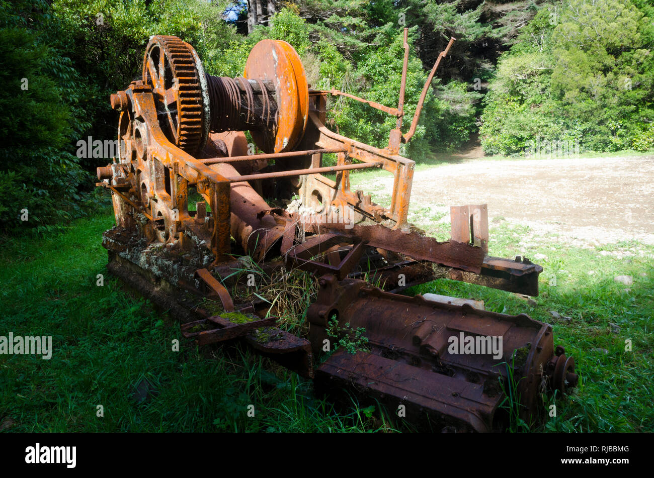 Logging winch hi-res stock photography and images - Alamy