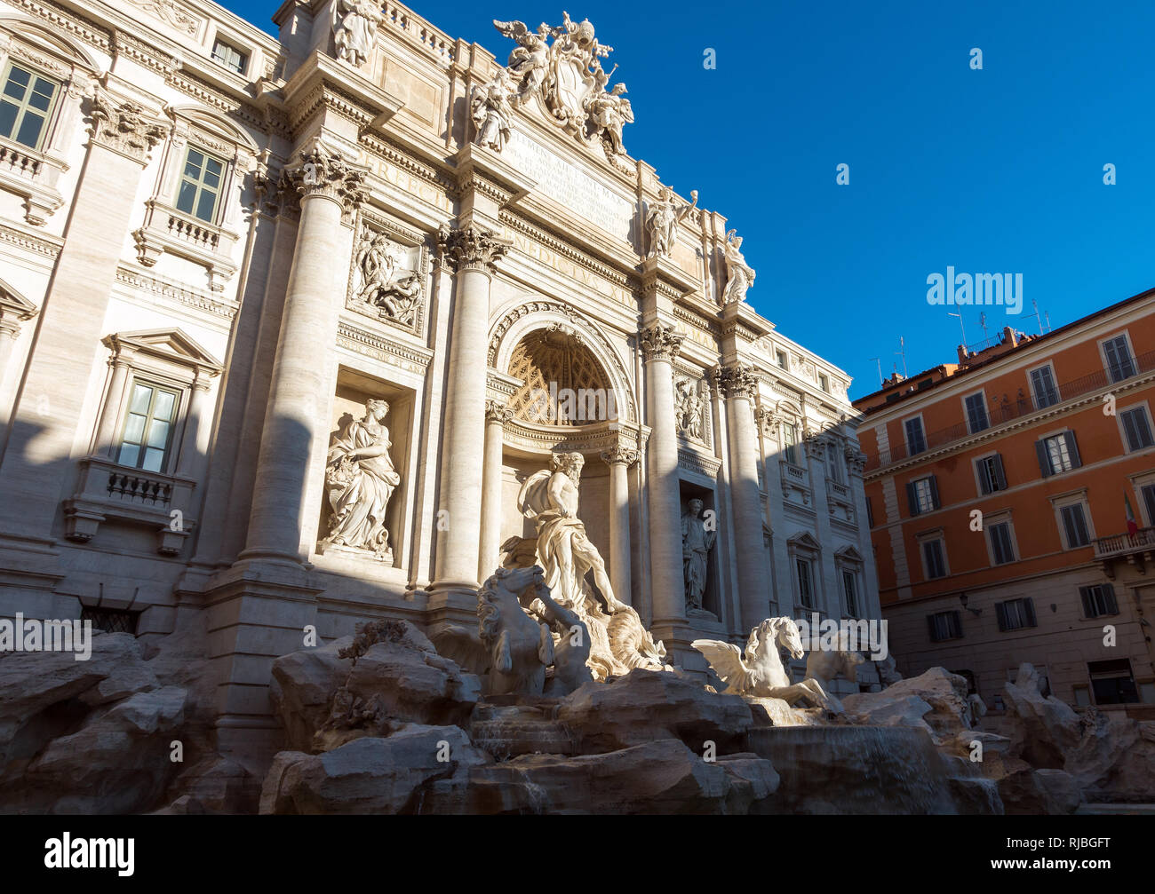 The Trevi Fountain is a fountain in the Trevi district in Rome, Italy ...