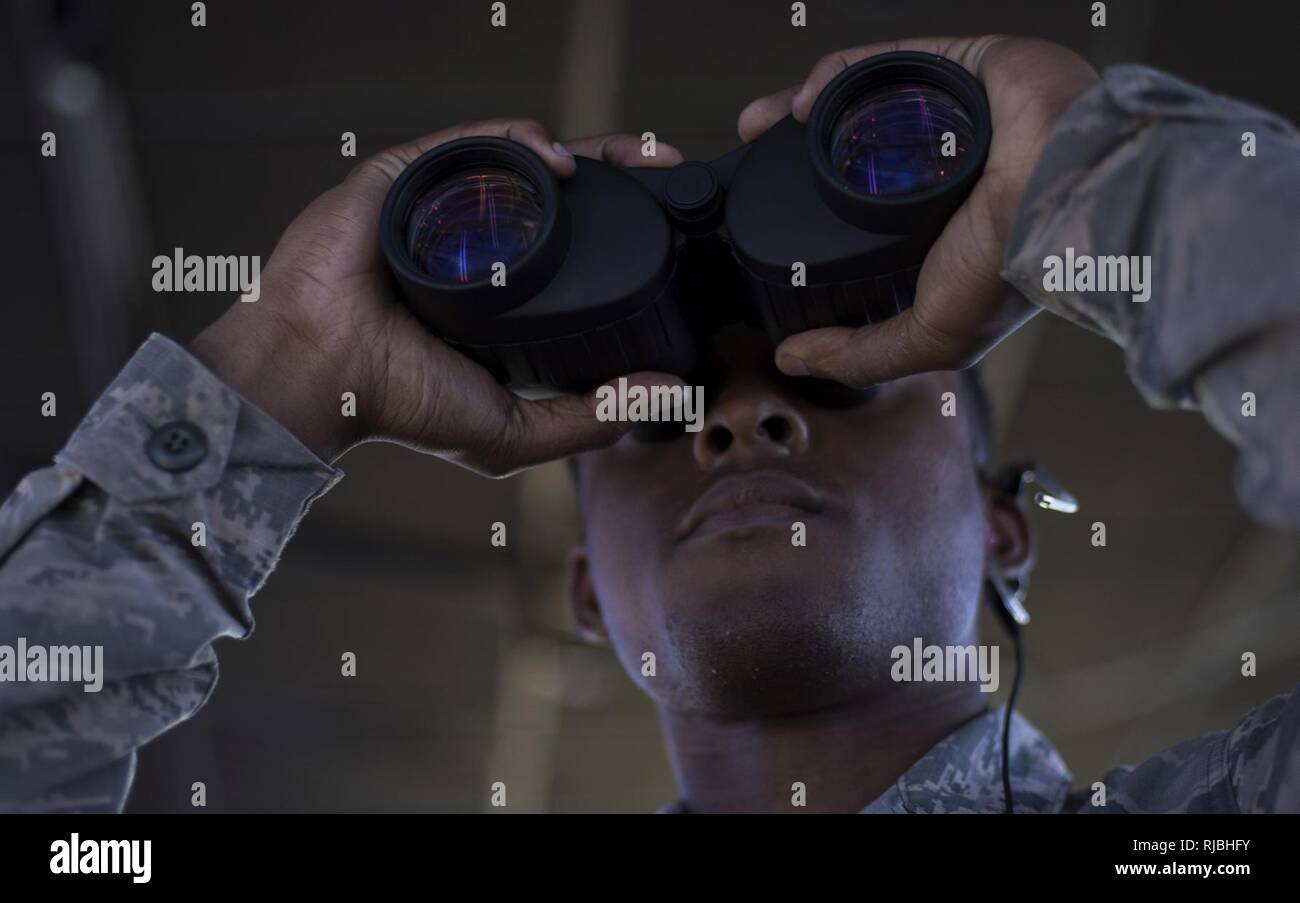 Airman 1st Class Carlos Griffin, 2nd Operations Support Squadron air ...