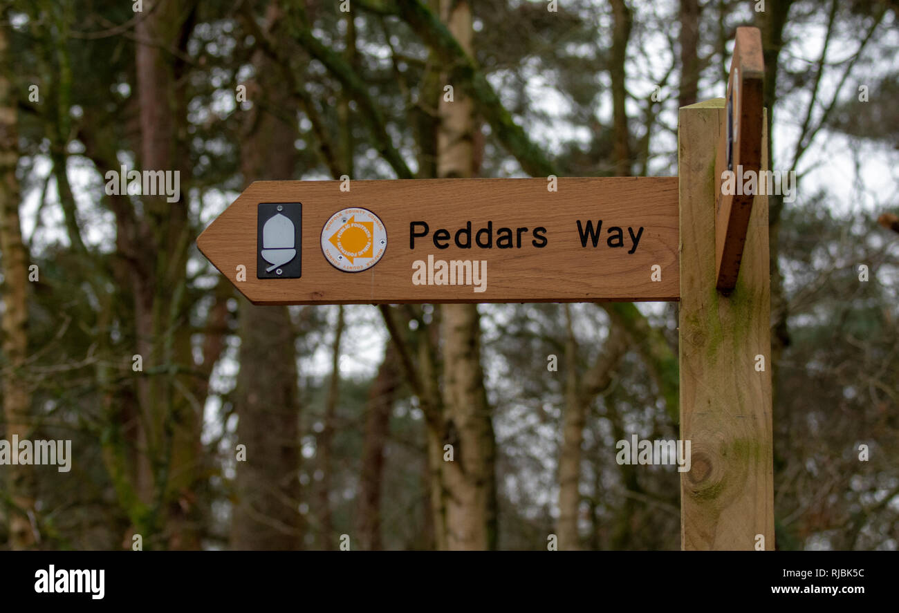 Peddars way sign hi-res stock photography and images - Alamy