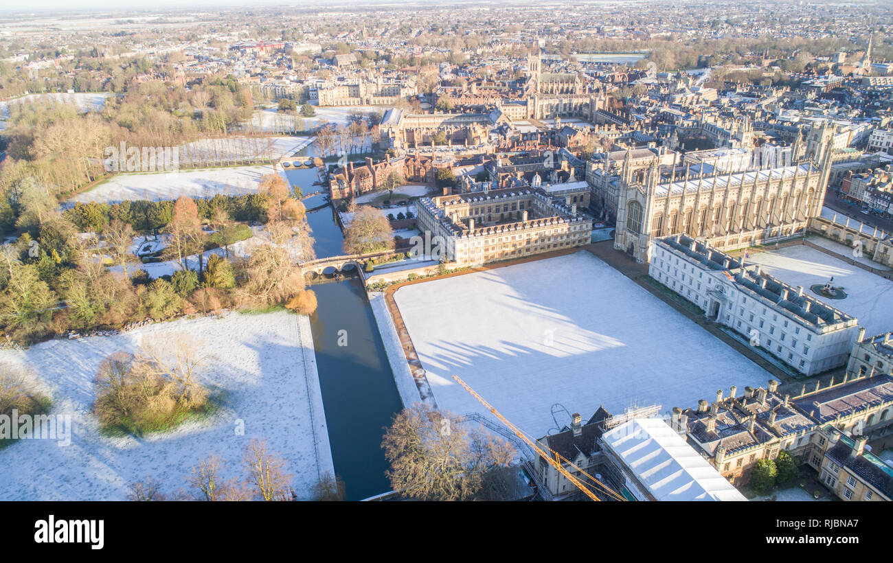 Cambridge Colleges Snow High Resolution Stock Photography and Images ...