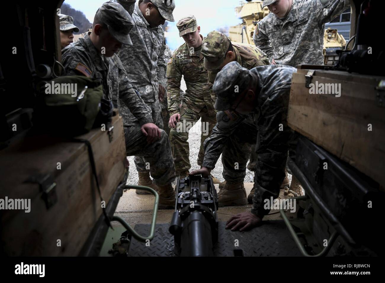 Soldiers from the West Virginia National Guard’s Alpha and Bravo Troop ...