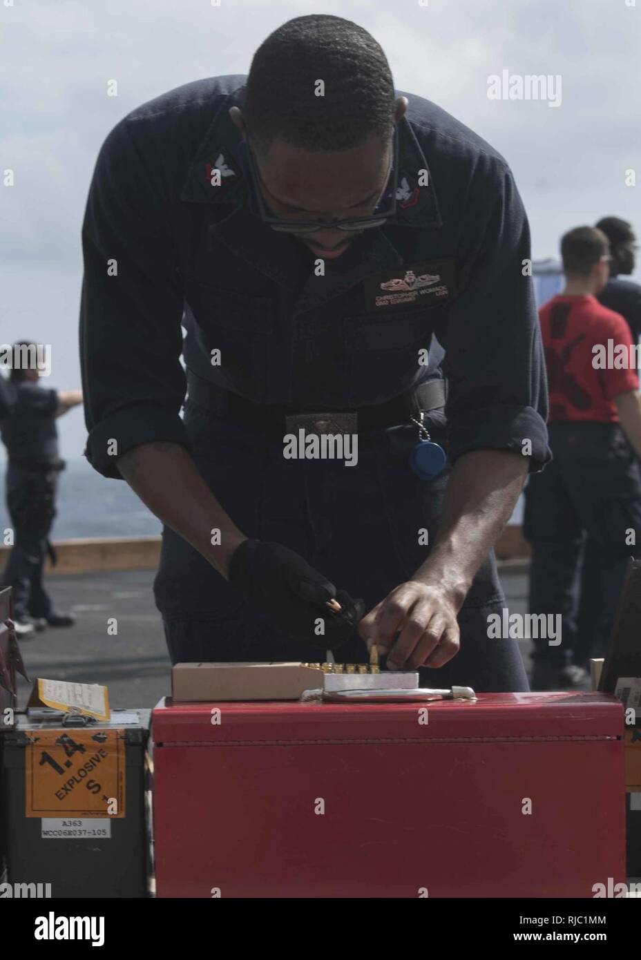 Okinawa Japan(Nov. 1, 2016) Petty Officer 2nd Class Christopher Womack ...