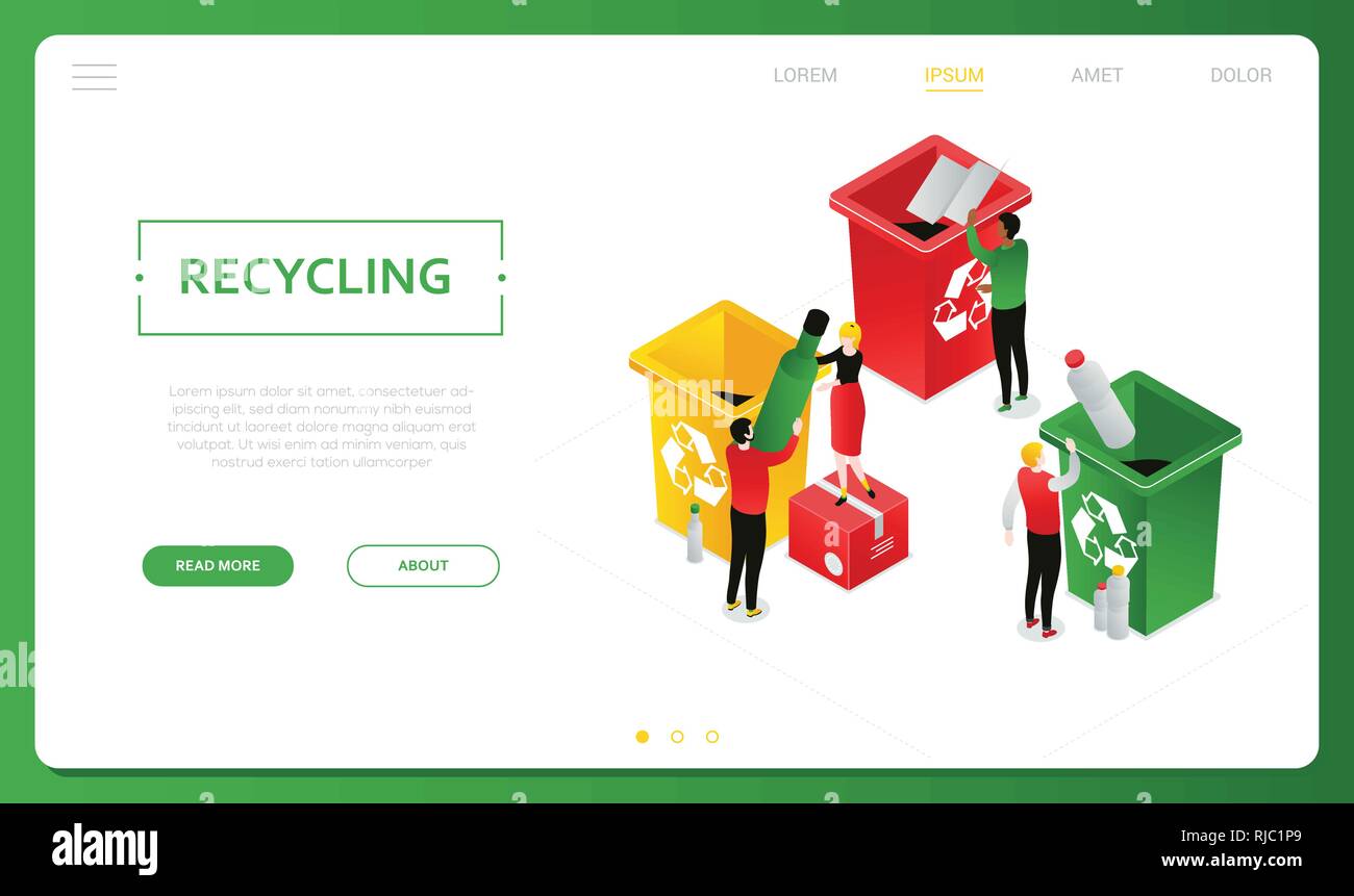 Plastic recycling process vector hi-res stock photography and images ...