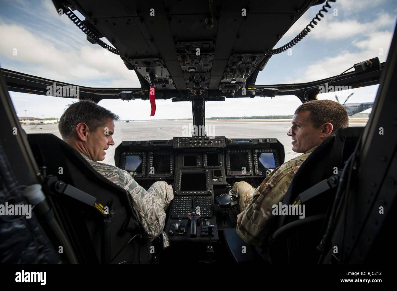 Maj. Gen. Steven Basham, left, the director, legislative liaison ...