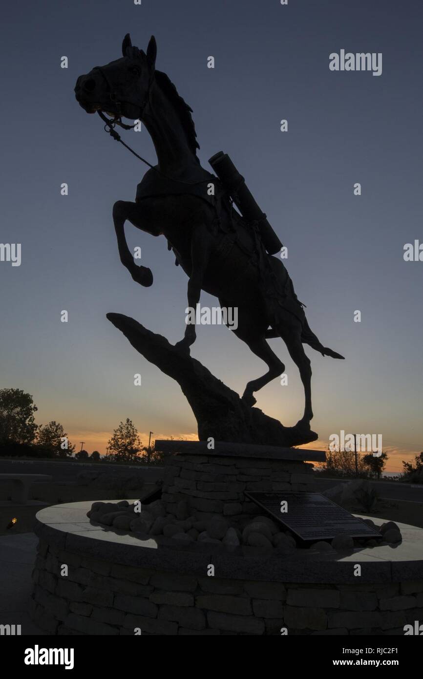 War horse Staff Sgt. Reckless monument at Pacific Views event center on ...