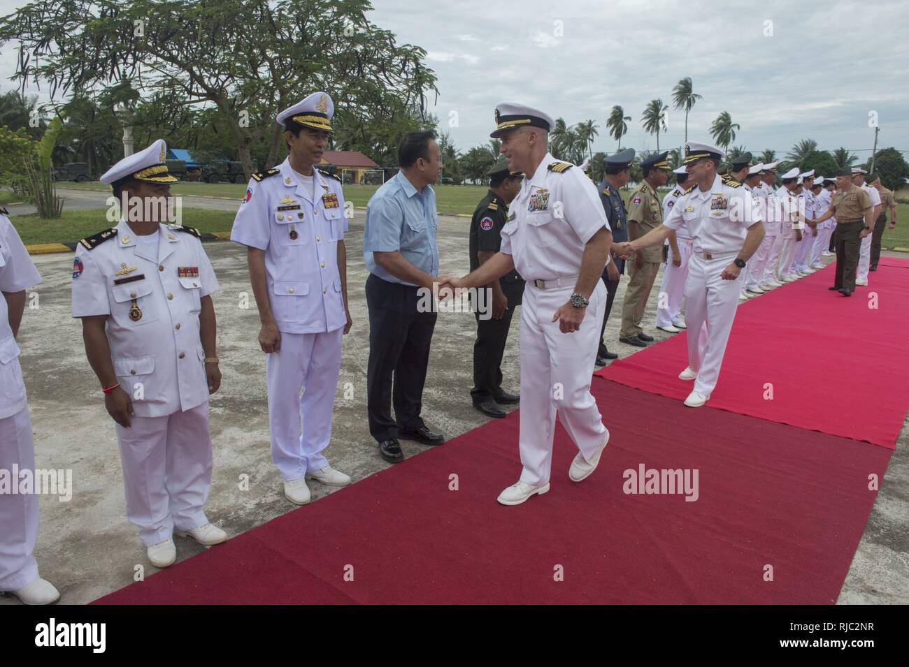 SIHANOUKVILLE, Cambodia (Nov. 4, 2016) - U.S. Navy Capt. Erich Diehl ...
