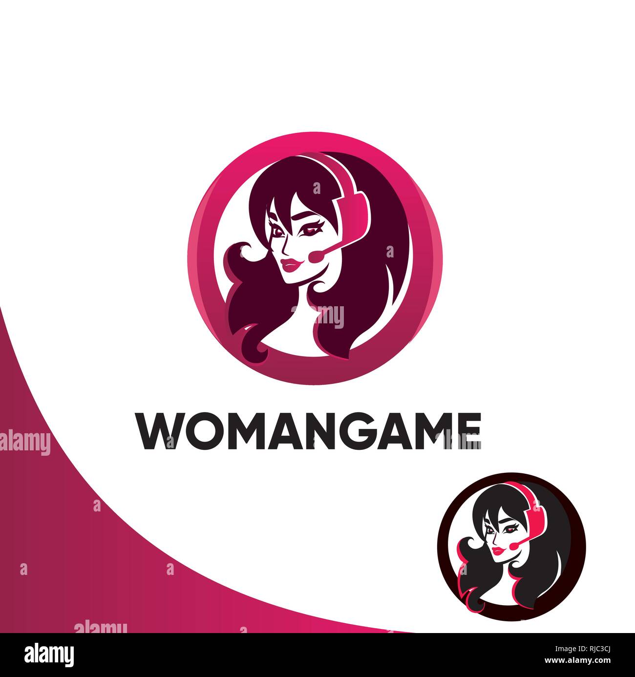 Game app logo game Stock Vector Images - Alamy