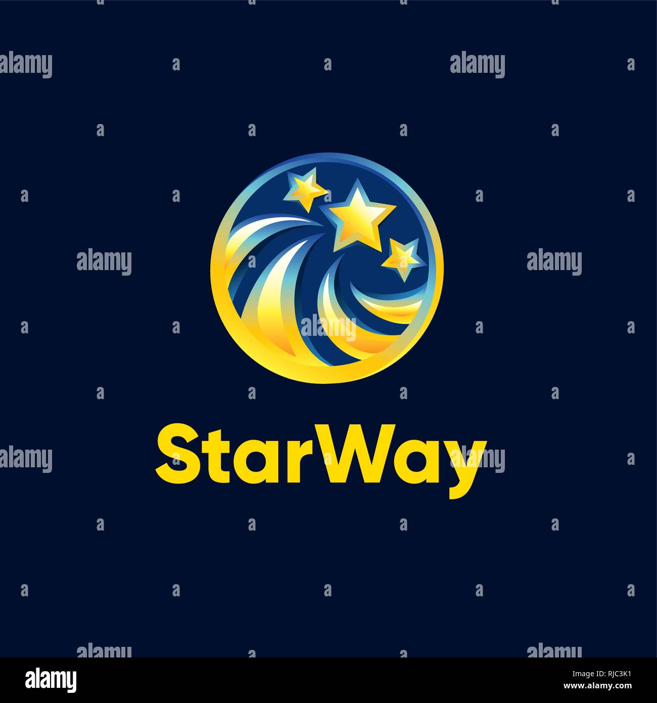 Round silhouette Stock Vector Images - Alamy