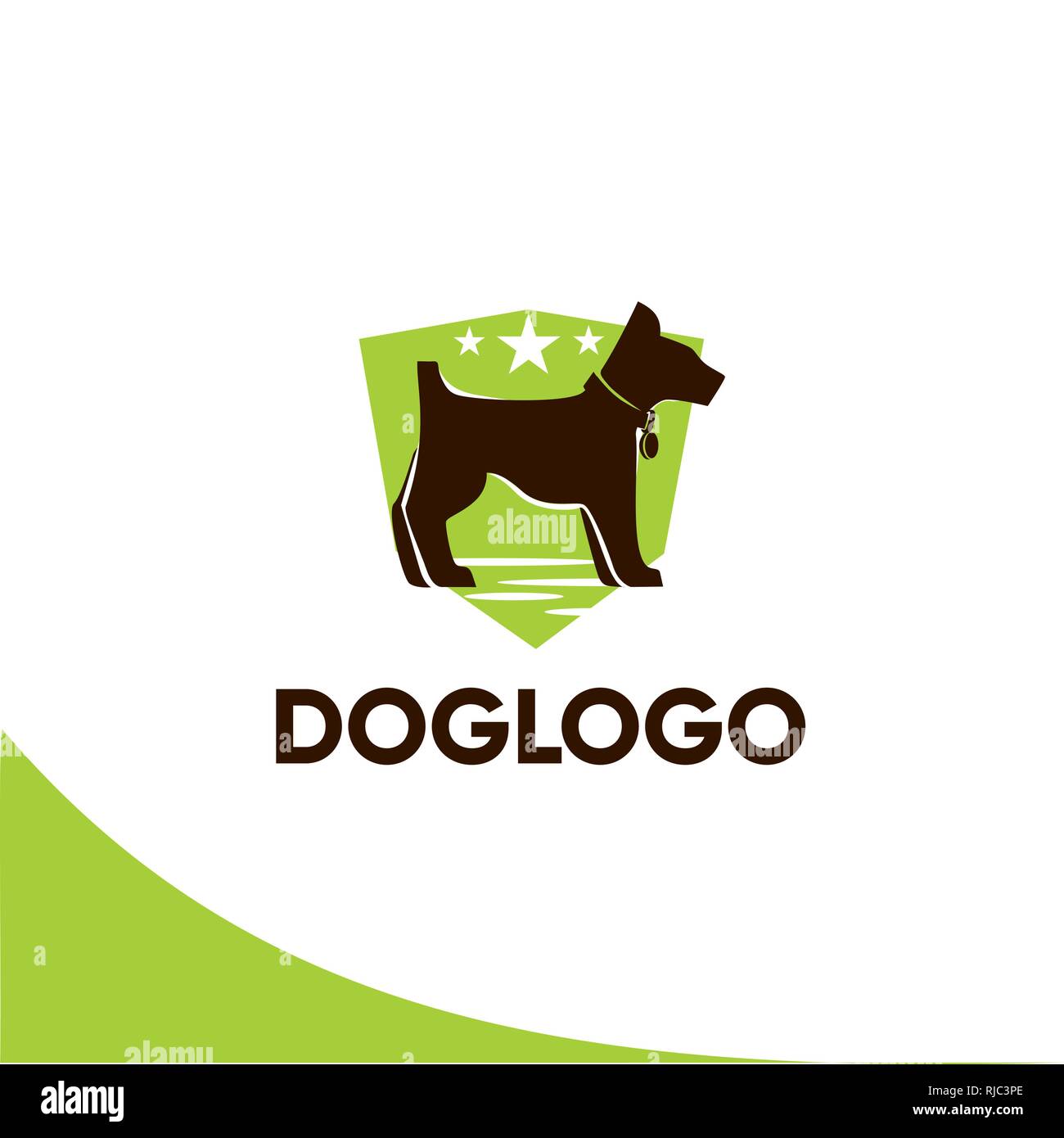 Dog food logo Stock Vector Images - Alamy