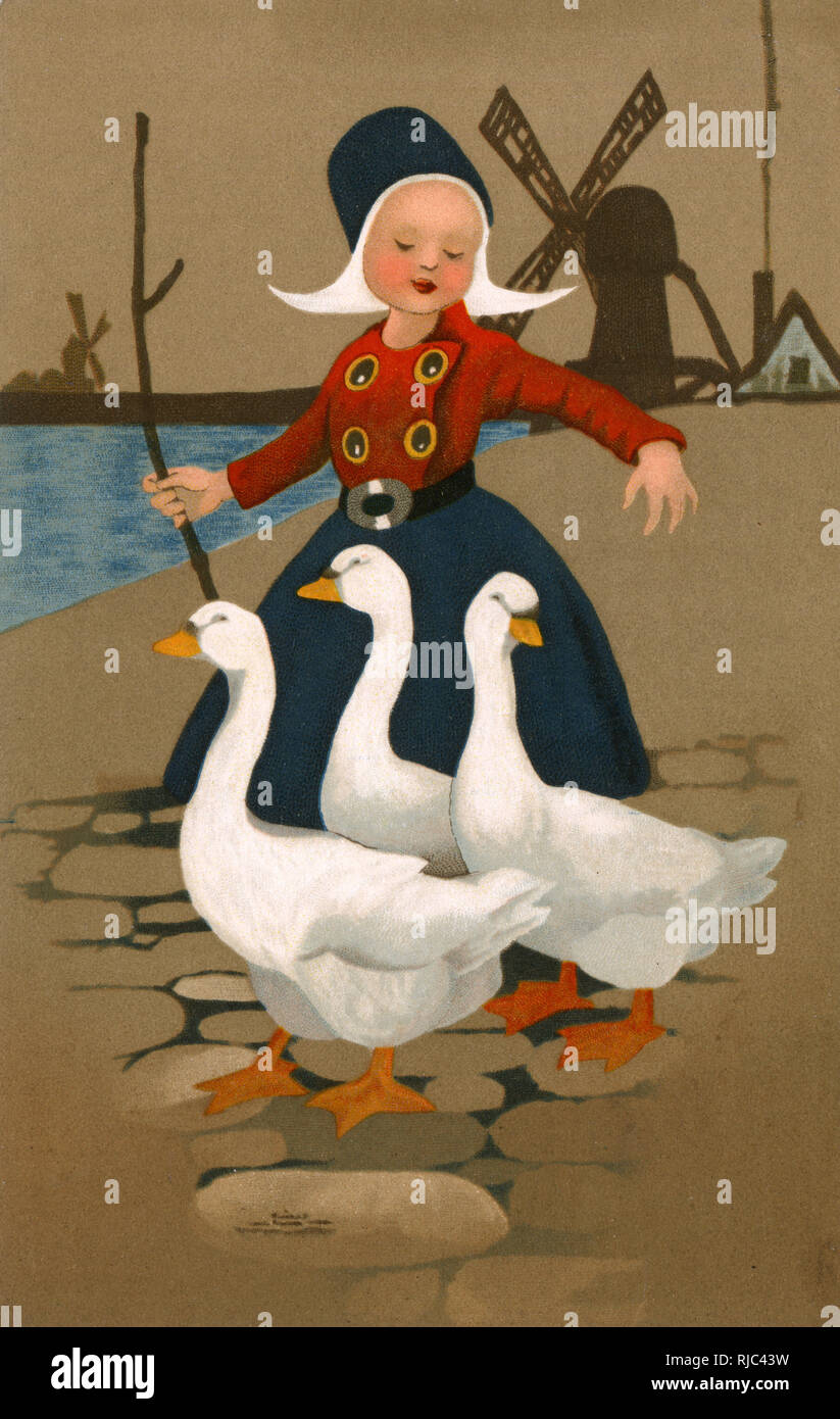 Dutch traditional costume hi-res stock photography and images - Alamy