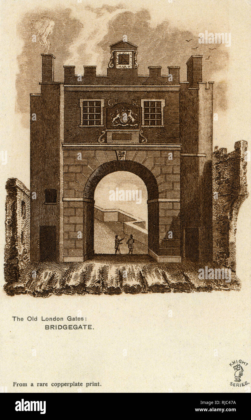 The Old London Gates - Bridgegate Stock Photo - Alamy