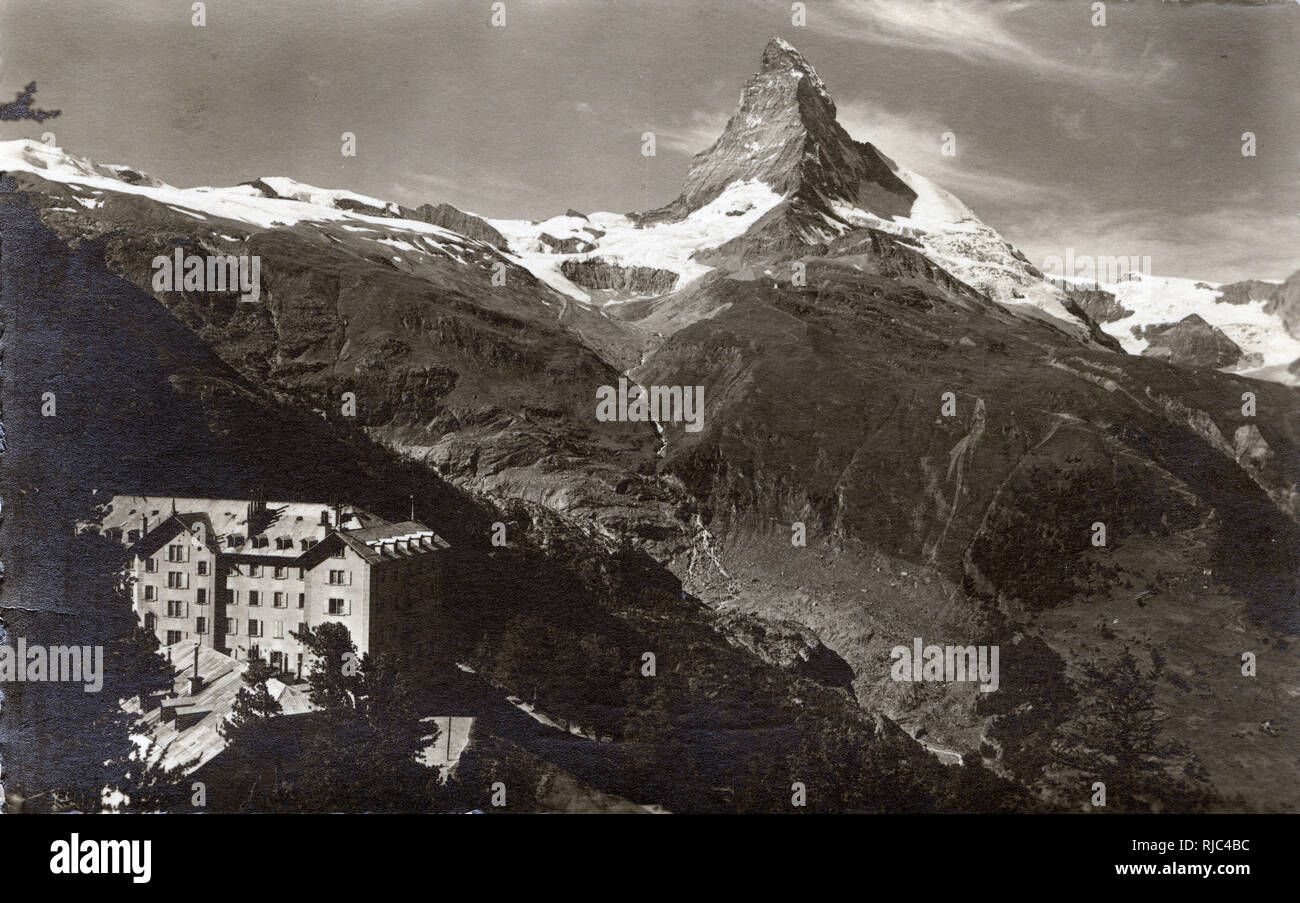 Le Mont Cervin (Matterhorn Mountain) from Riffelalp Stock Photo - Alamy
