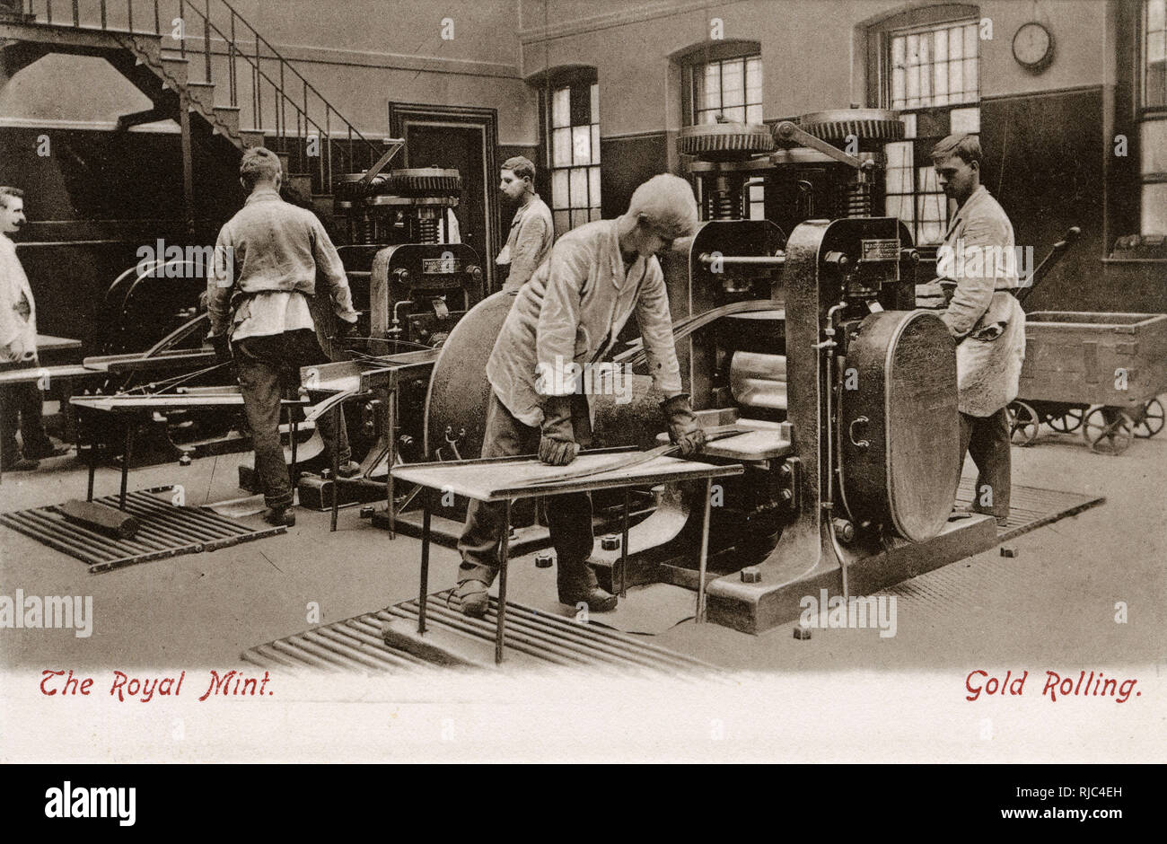 The Royal Mint - Gold Rolling Stock Photo - Alamy
