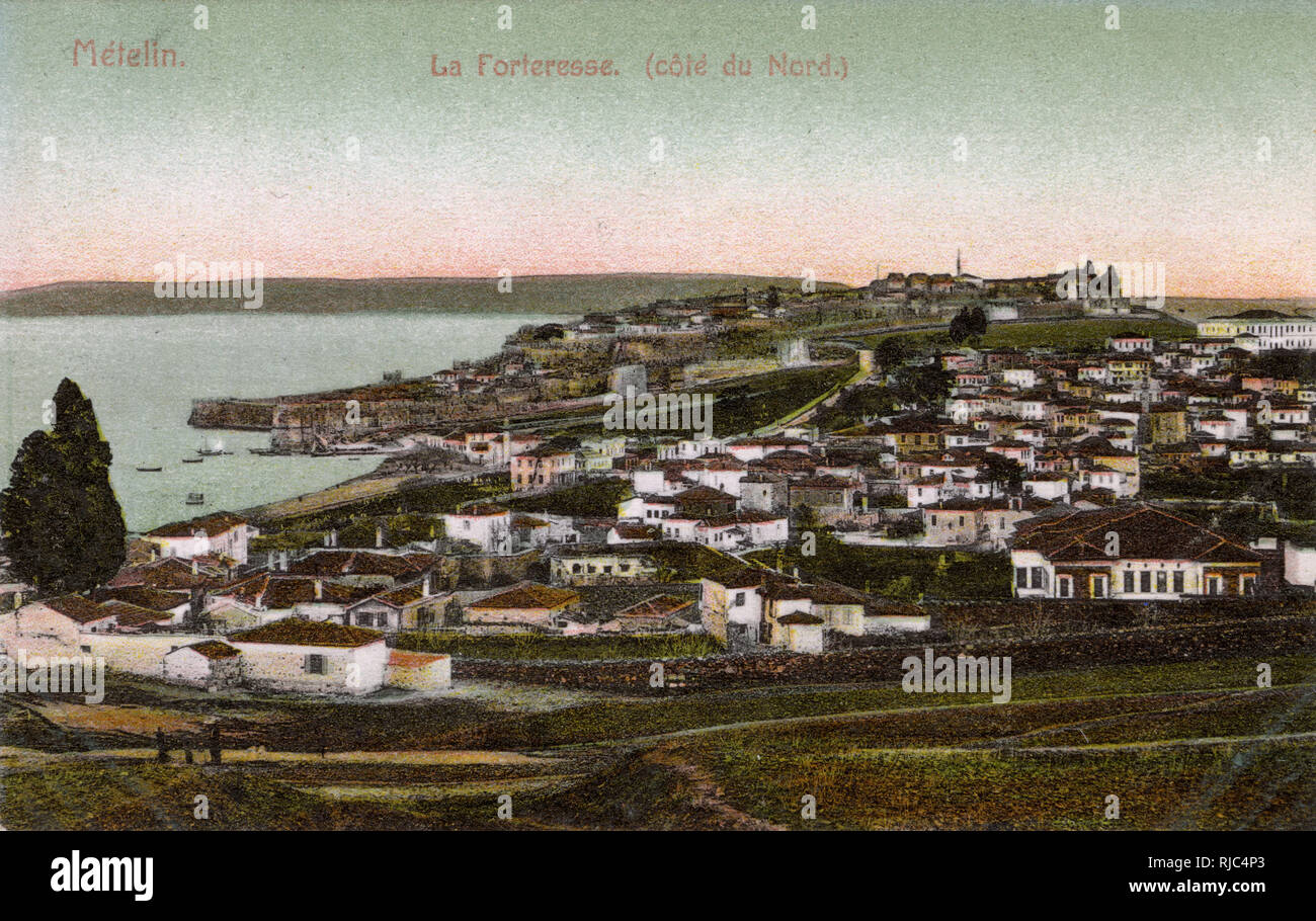 Mytilene fortress hi-res stock photography and images - Alamy