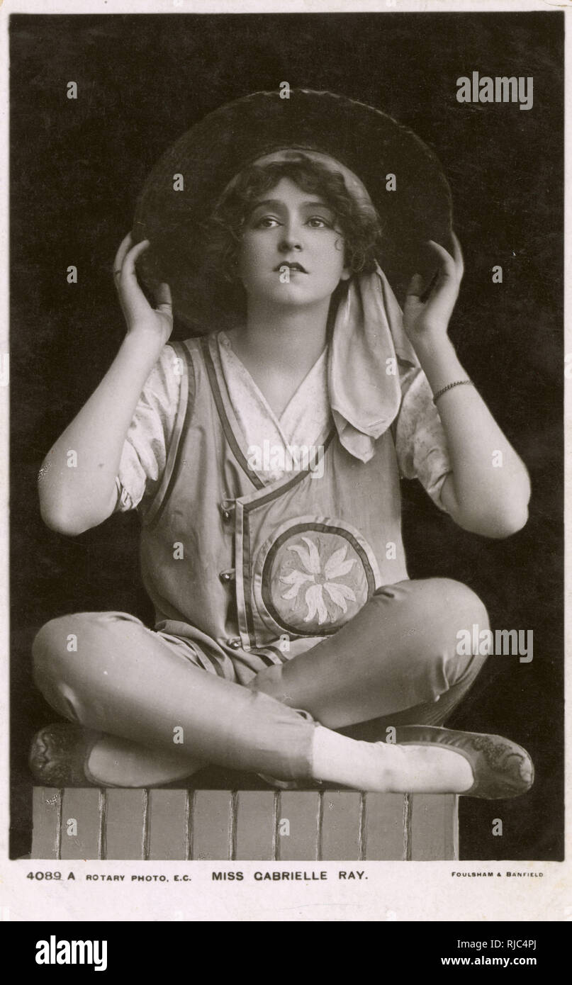 Miss Gabrielle Ray - British Actress, Dancer and Singer Stock Photo - Alamy