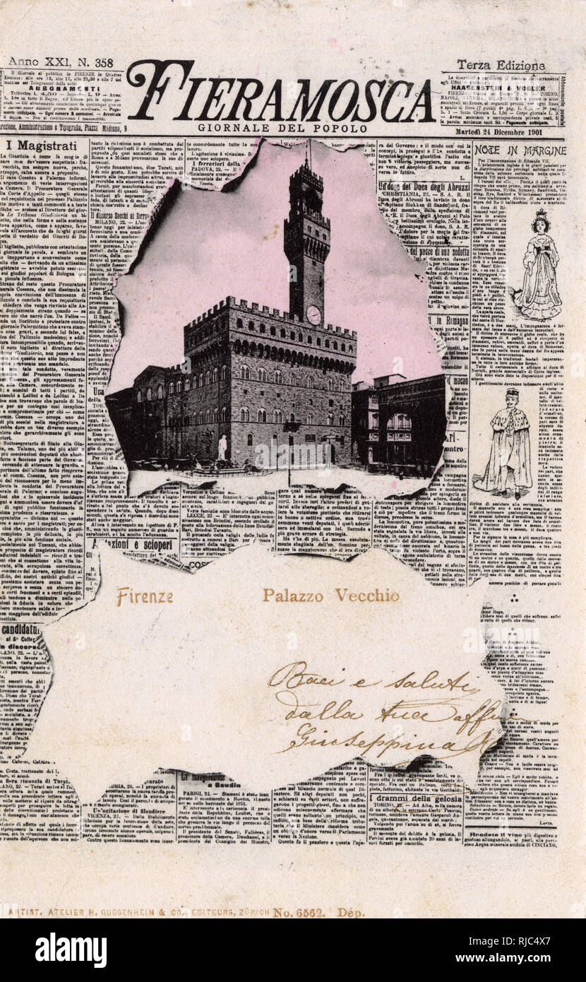 Italian newspaper 1900s hi-res stock photography and images - Alamy