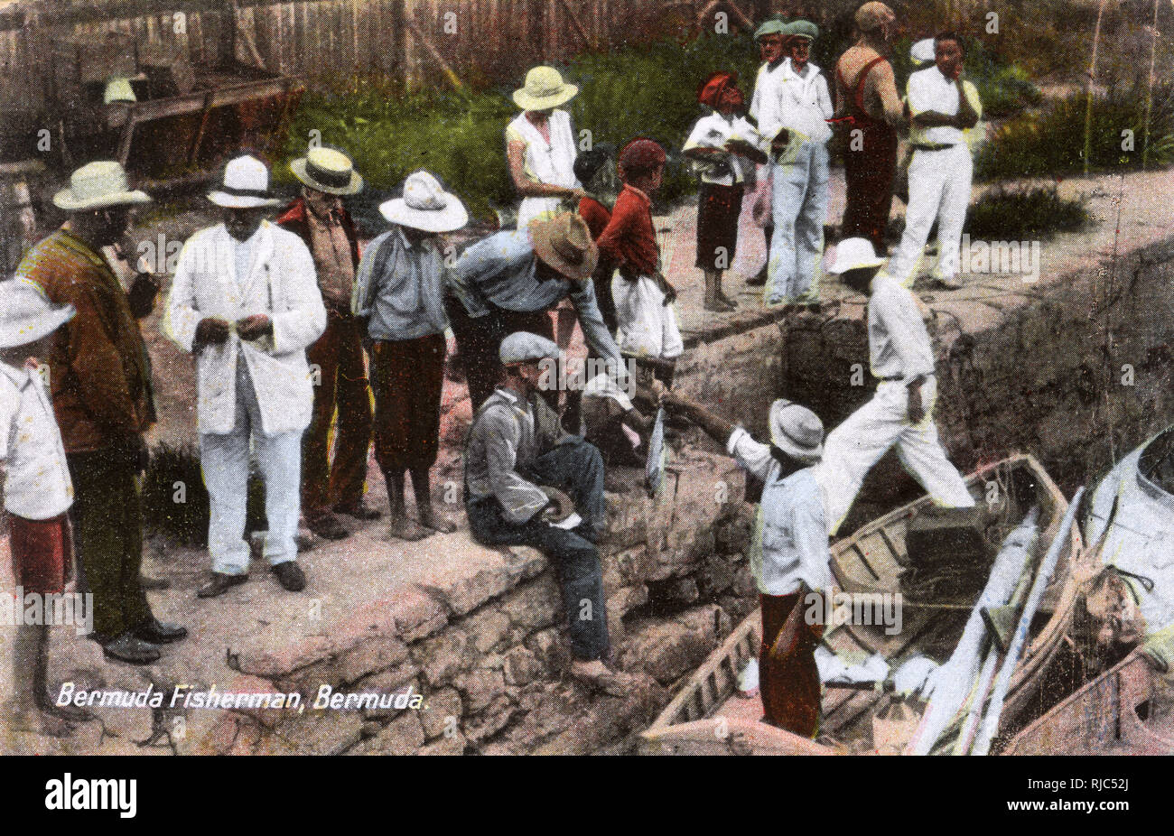 Waterfront Scene - St. George's, Bermuda Stock Photo - Alamy