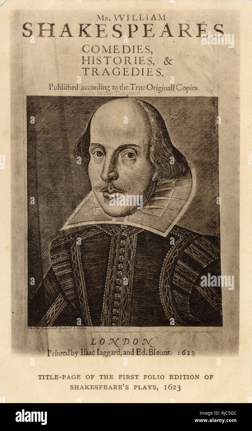 1623 first folio shakespeare hi-res stock photography and images - Alamy