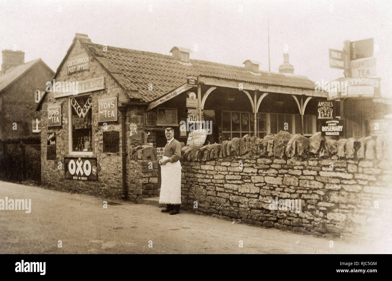 Post Office at East Chinnock, Somerset, England Stock Photo - Alamy