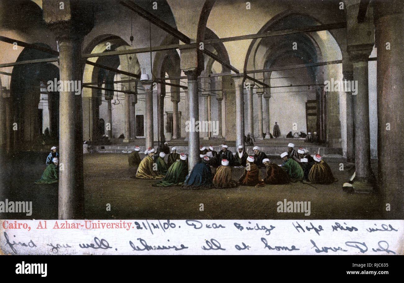 At the al azhar university in cairo hi-res stock photography and images ...